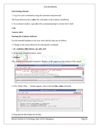VLSI lab report using Cadence tool | PDF