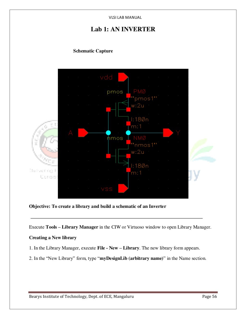 VTU ECE 7th sem VLSI lab manual VTU ECE 7th sem VLSI lab manual