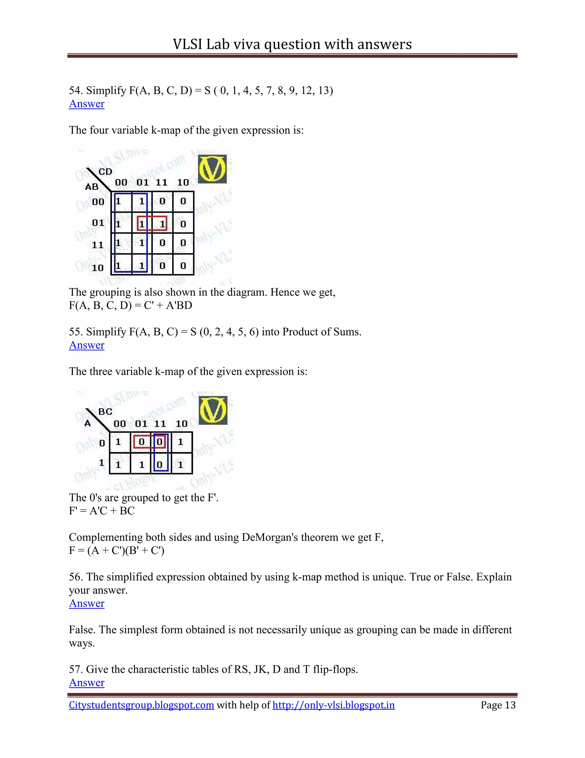 Vlsi lab viva question with answers | PDF