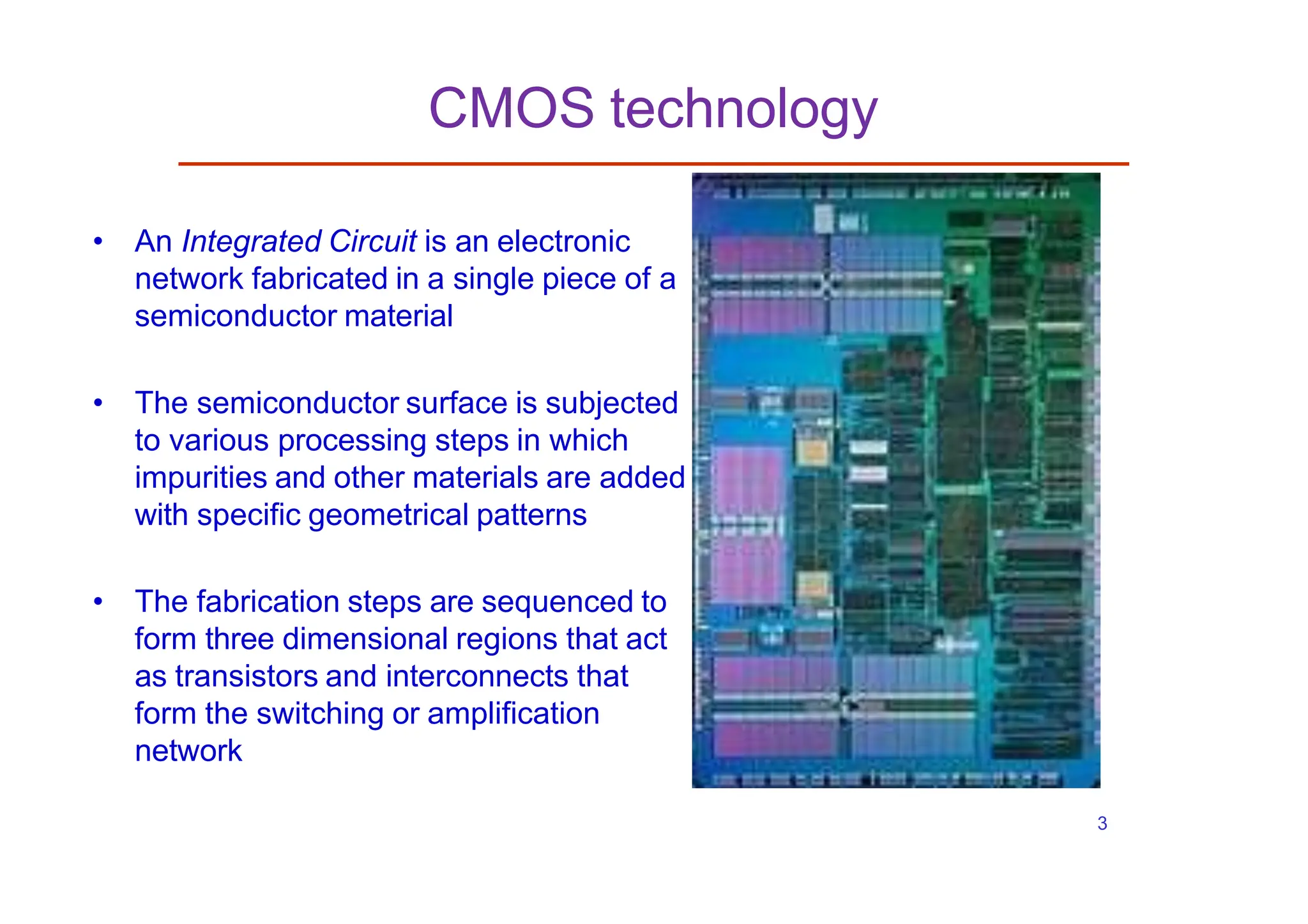 CMOS VLSI Fabrication Technology: From Lithography to Advanced CMOS ...