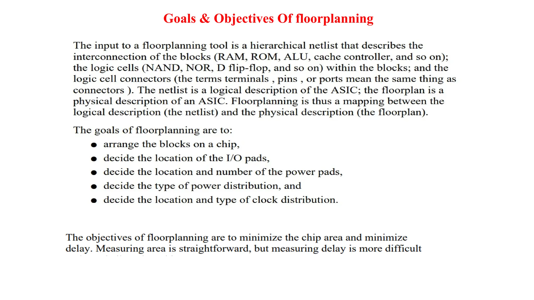Vlsi Lectures Of The Advanced Vlsi Module Ppt