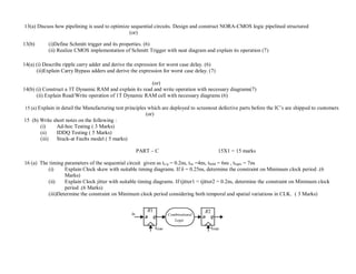 Vlsi model question paper 3 (june 2021) | PPT