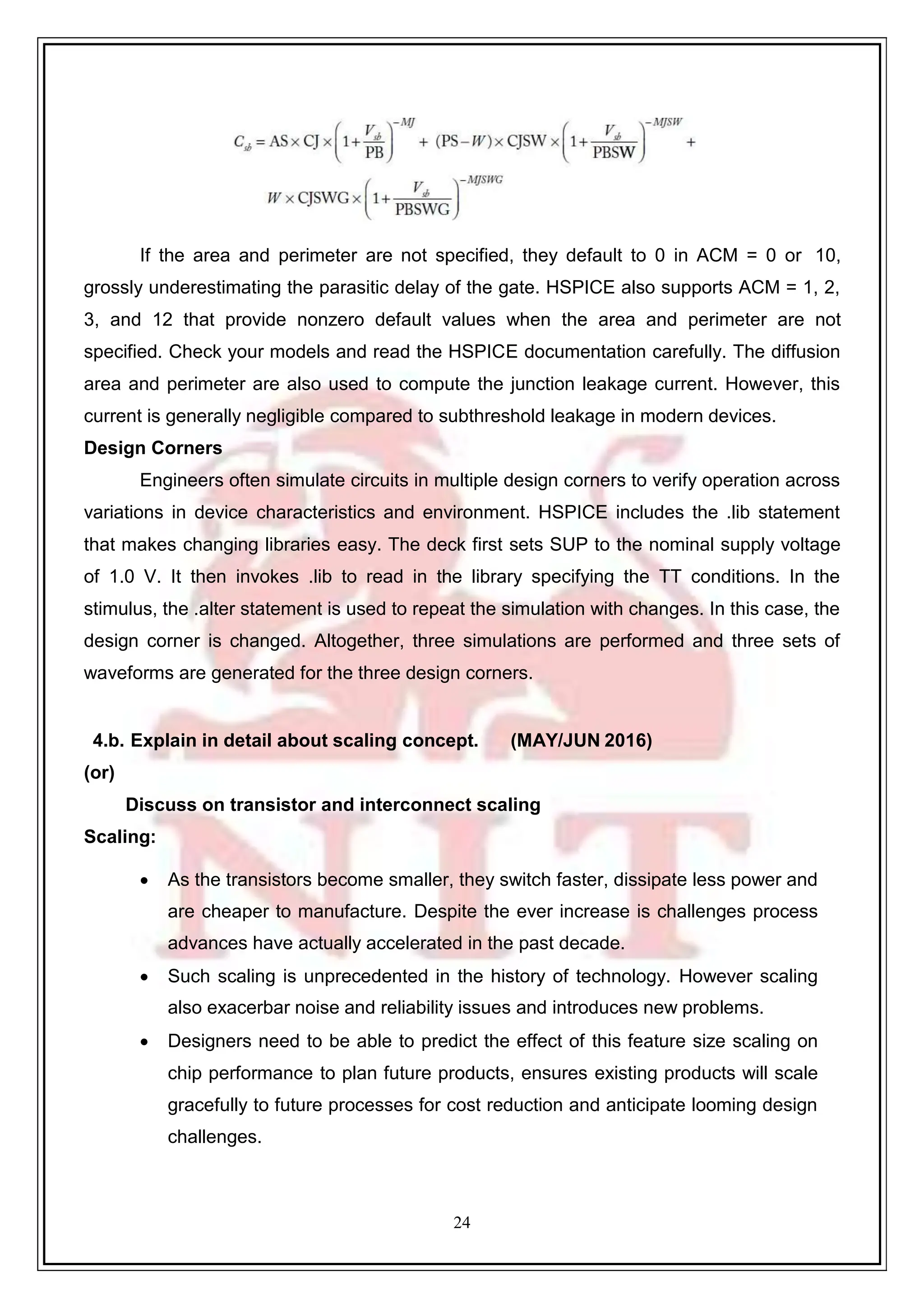 VLSI NOTES.docx notes for vlsi ece deptmnt | DOCX