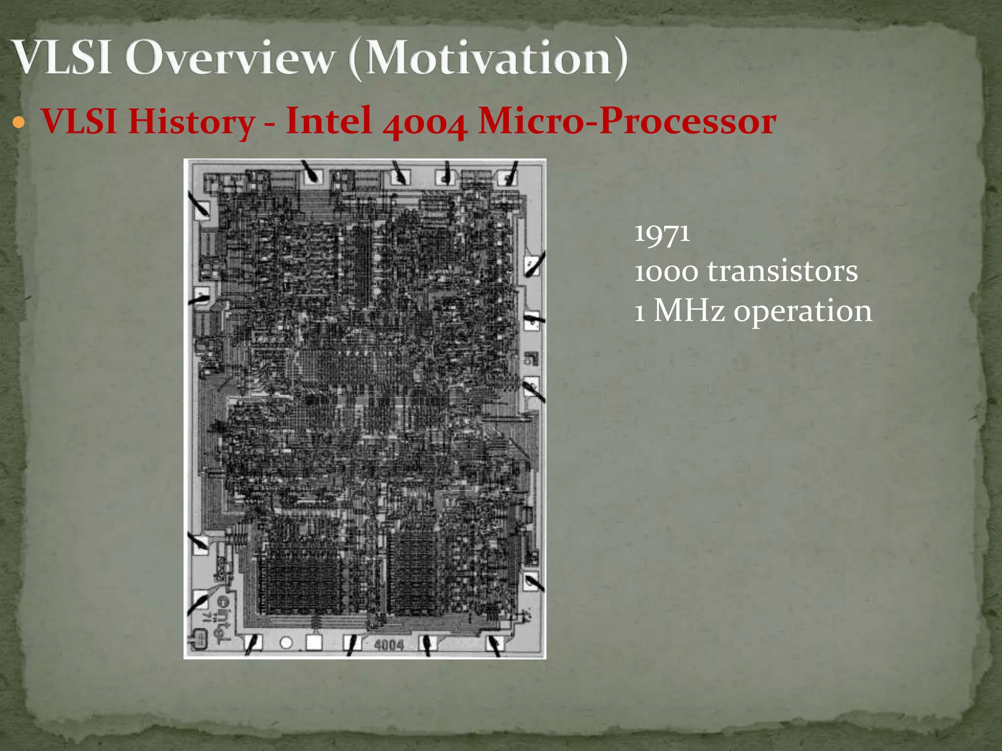Very Large Scale Integrated Circuits VLSI Overview | PPTX