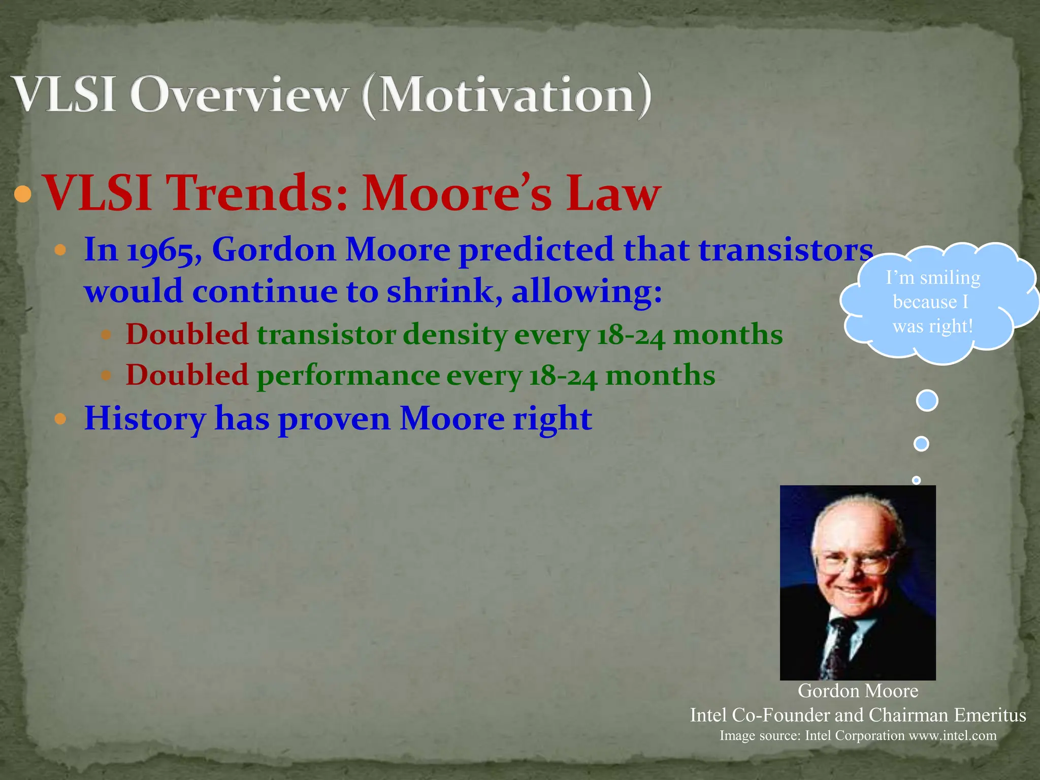 Very Large Scale Integrated Circuits VLSI Overview | PPTX