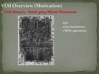 Very Large Scale Integrated Circuits VLSI Overview | PPTX