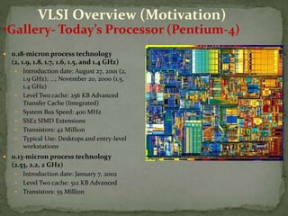 Very Large Scale Integrated Circuits VLSI Overview | PPTX