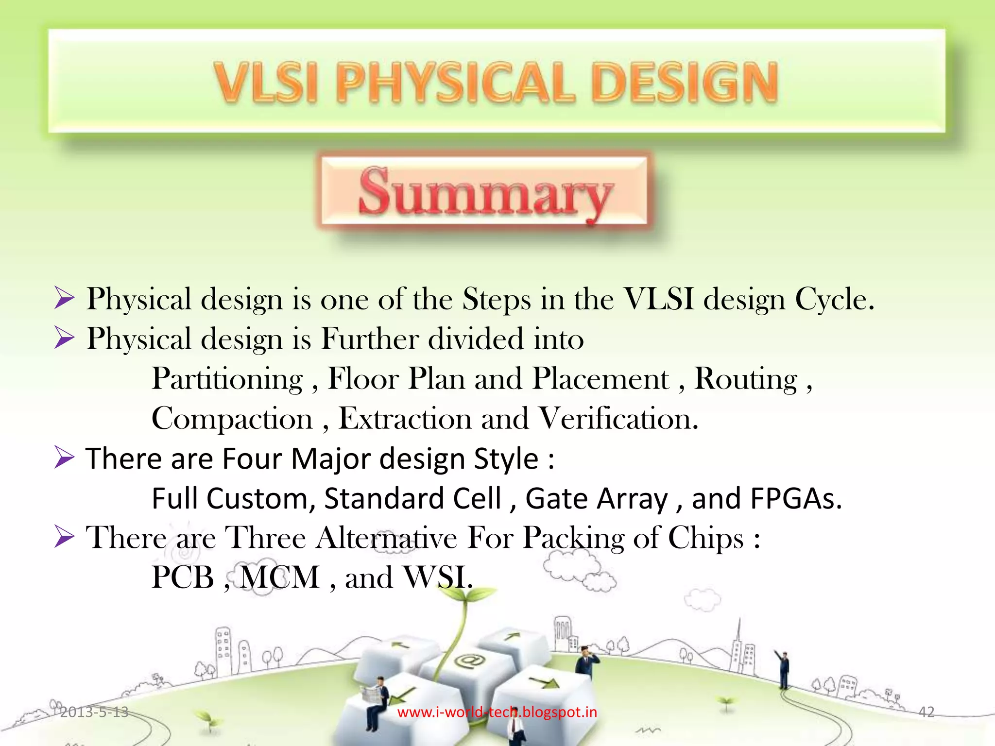 Vlsi physical design | PPTX