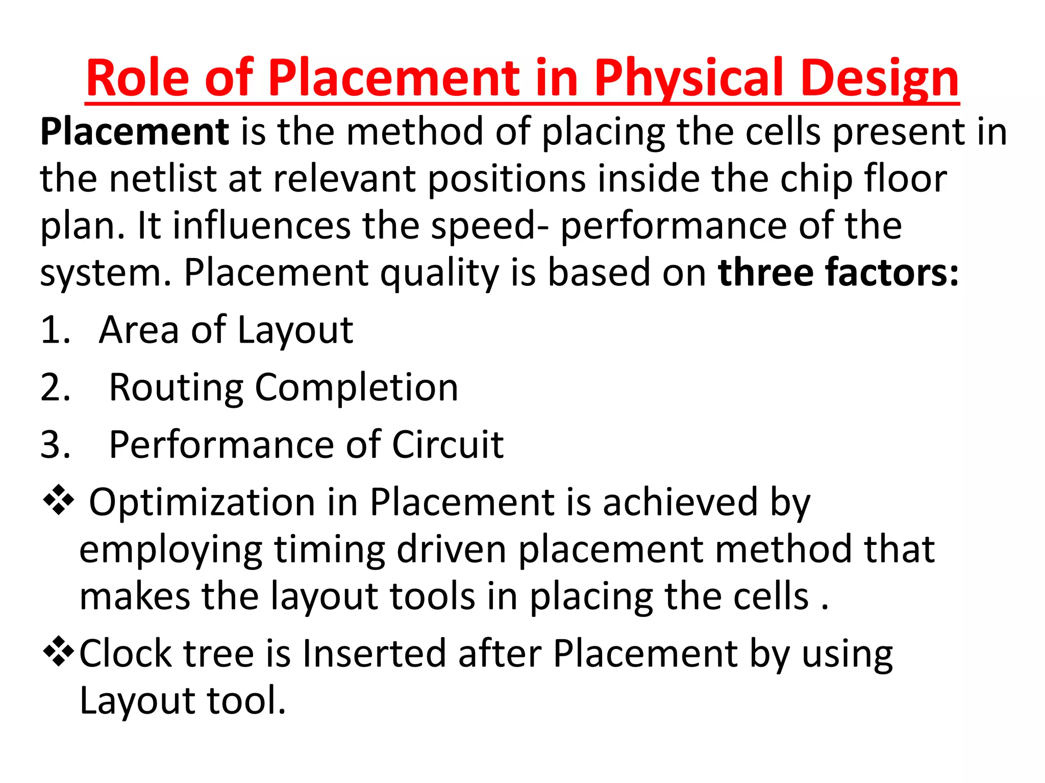 Vlsi physical design (Back End Process) | PPTX