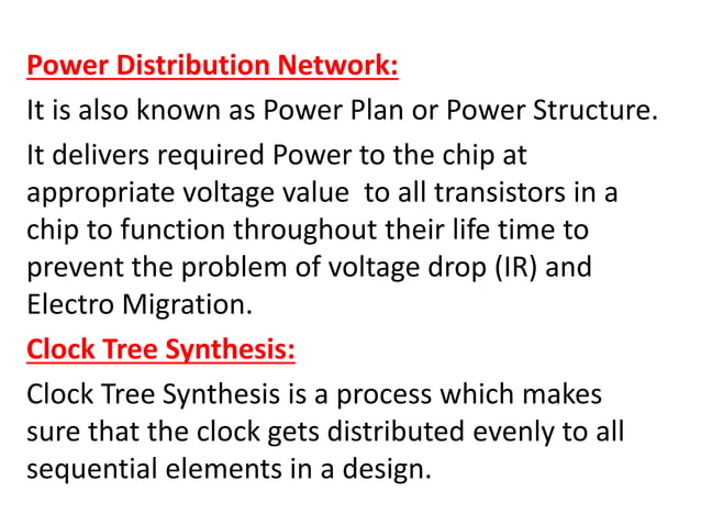 Vlsi physical design (Back End Process) | PPTX | Technology & Computing
