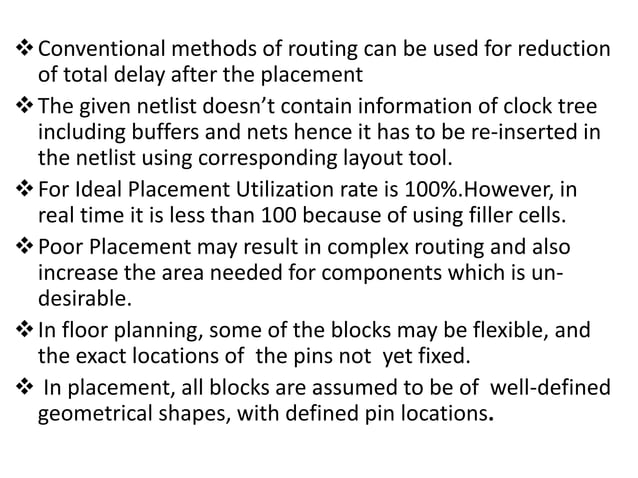 Vlsi physical design (Back End Process) | PPTX | Technology & Computing