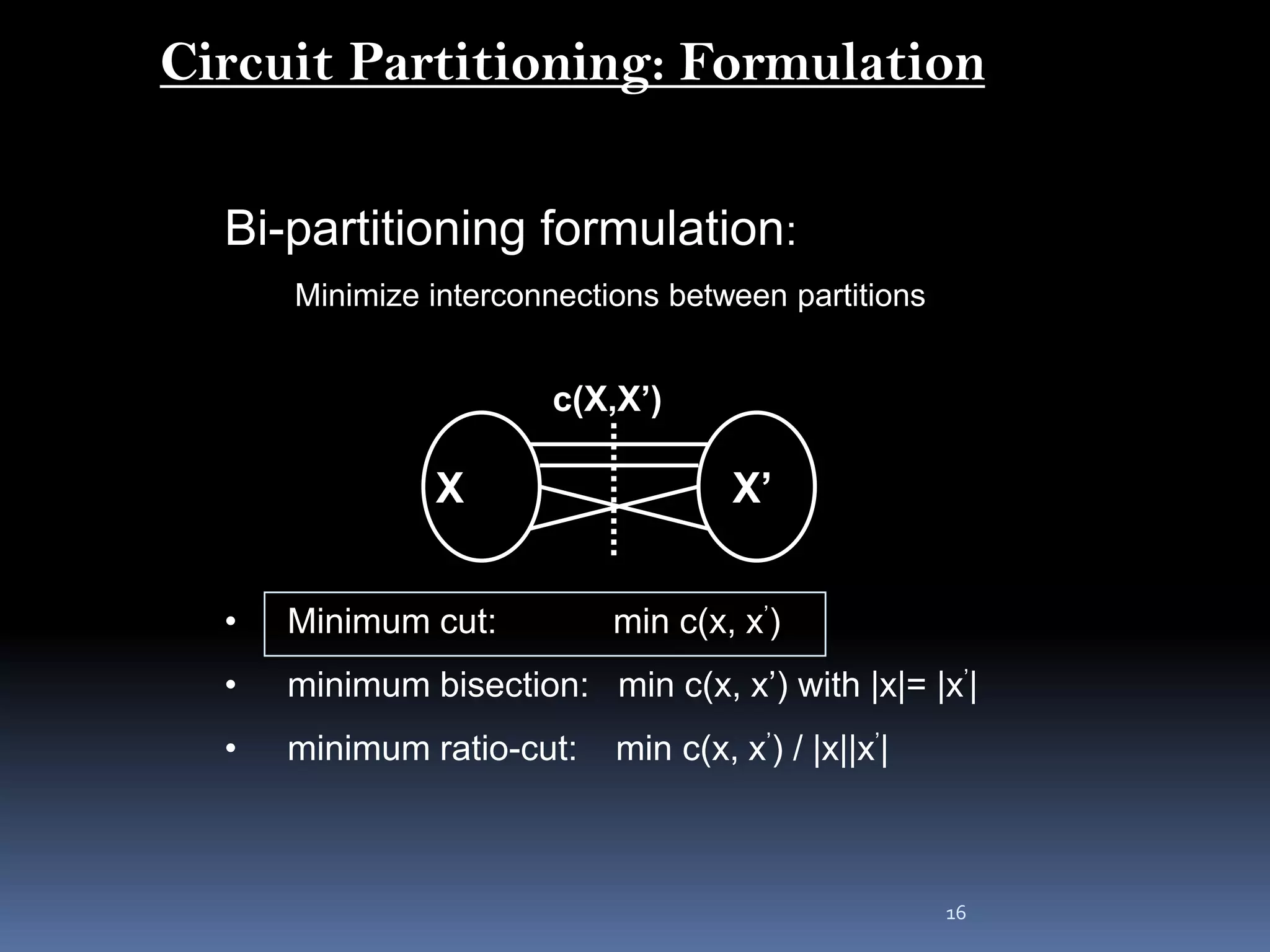 Vlsi physical design automation on partitioning | PPTX