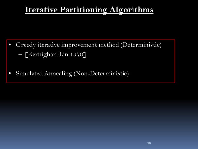 Vlsi physical design automation on partitioning | PPTX