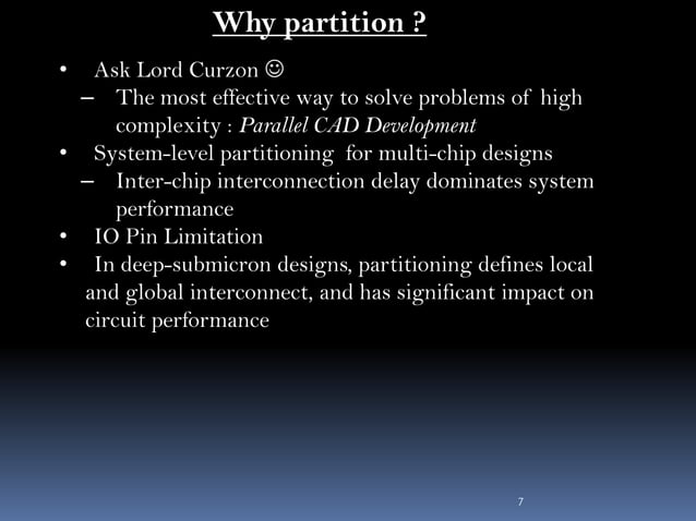Vlsi Physical Design Automation On Partitioning Ppt