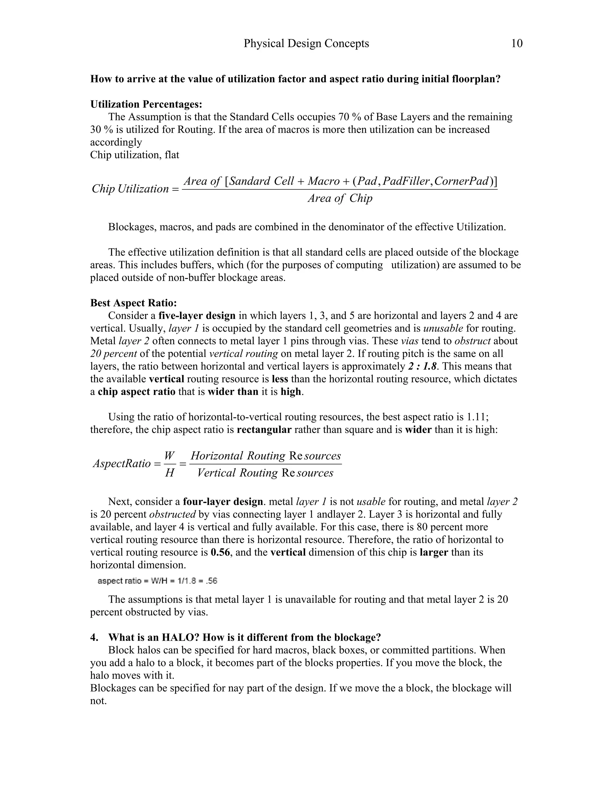VLSI Physical Design Physical Design Concepts | PDF
