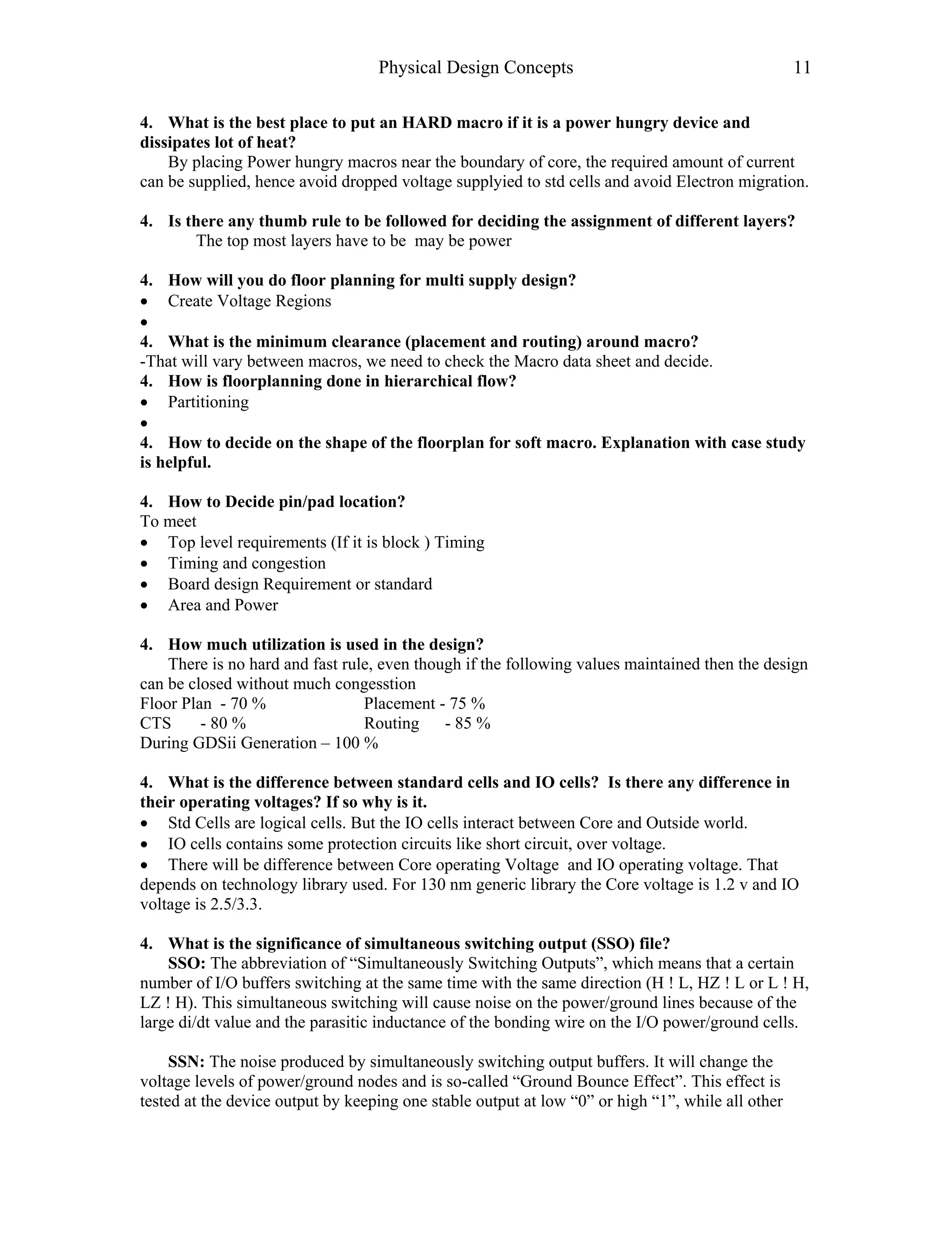 VLSI Physical Design Physical Design Concepts | PDF