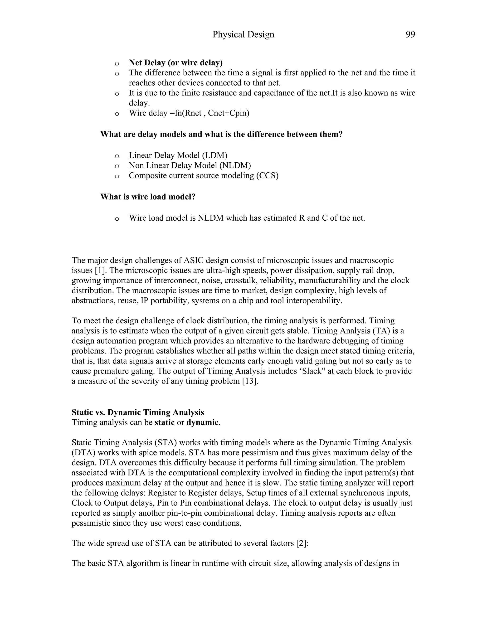 VLSI Physical Design Physical Design Concepts | PDF