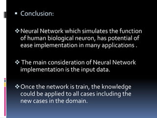 VLSI IN NEURAL NETWORKS | PPTX