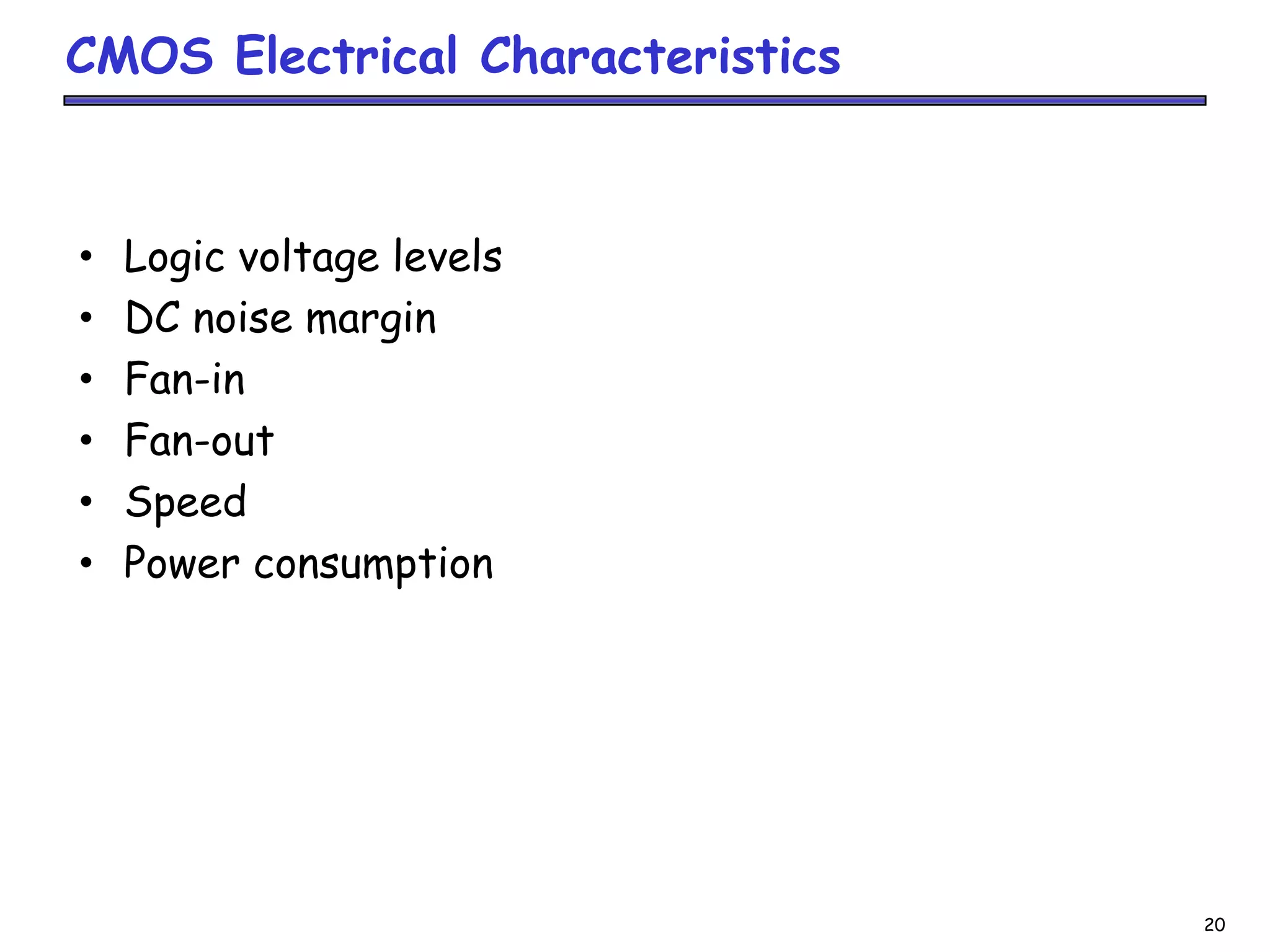 CMOS Logic Circuits | PPT