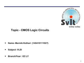 CMOS Logic Circuits | PPT