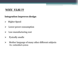 Presentation on Industrial training in VLSI | PPTX