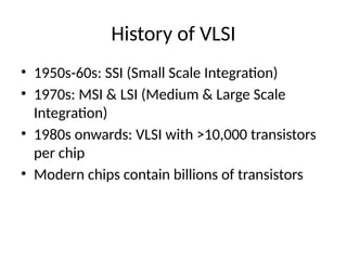 VLSI Presentation cmos degree ...