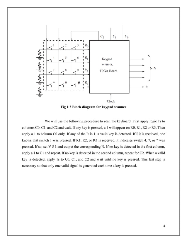 VlSI course project report : Keypad Scanner | PDF | Programming Languages | Computing