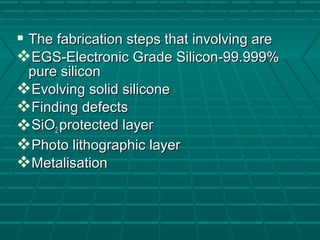Vlsi technology-dinesh | PPT
