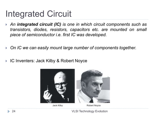 VLSI Technology Evolution | PPSX | Chemistry | Science