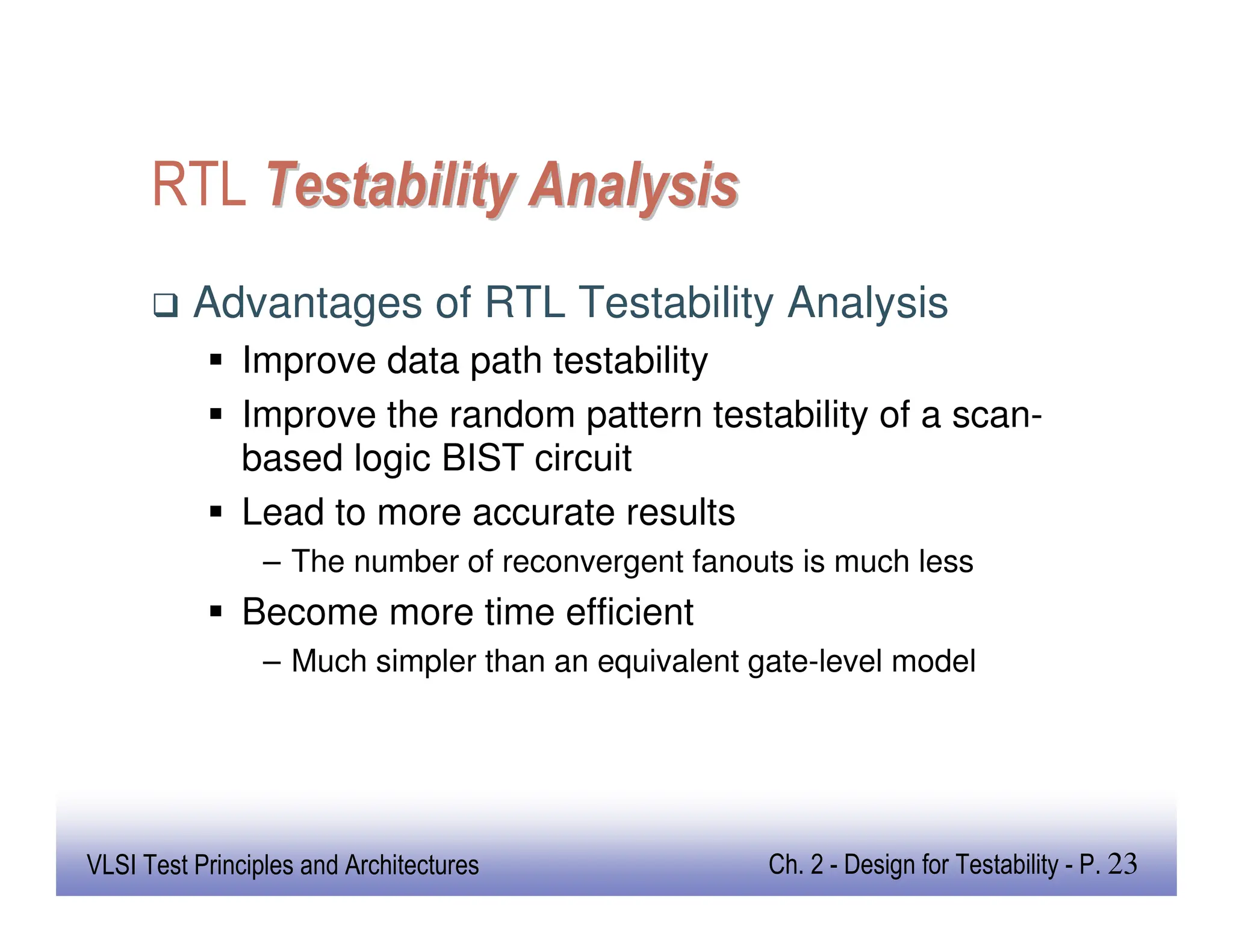 VLSI Design for testability notes for ece | PDF