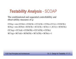 VLSI Design for testability notes for ece | PDF