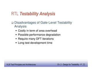 VLSI Design for testability notes for ece | PDF