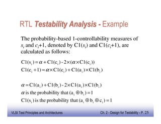 VLSI Design for testability notes for ece | PDF