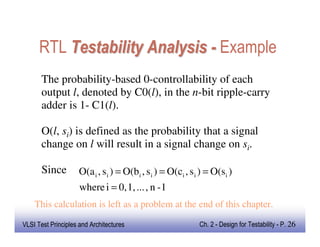 VLSI Design for testability notes for ece | PDF