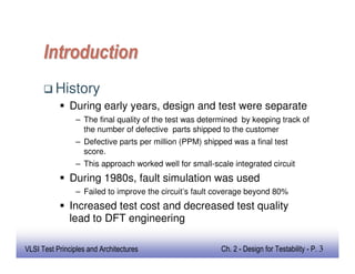 VLSI Design for testability notes for ece | PDF