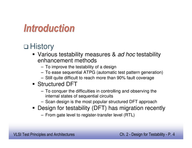 VLSI Design for testability notes for ece | PDF | Computer Software and ...