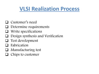 Vlsi testing | PPTX