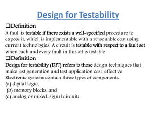 Vlsi testing | PPTX