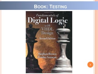 VLSI Testing Techniques | PPSX