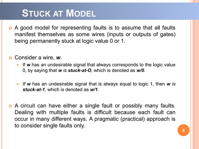VLSI Testing Techniques | PPSX | Computer Peripherals | Computing