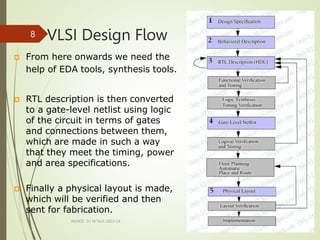 introduction to cmos vlsi | PPTX