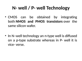vlsi cmos ic fabrication n well p well twin tub soi submucron ...