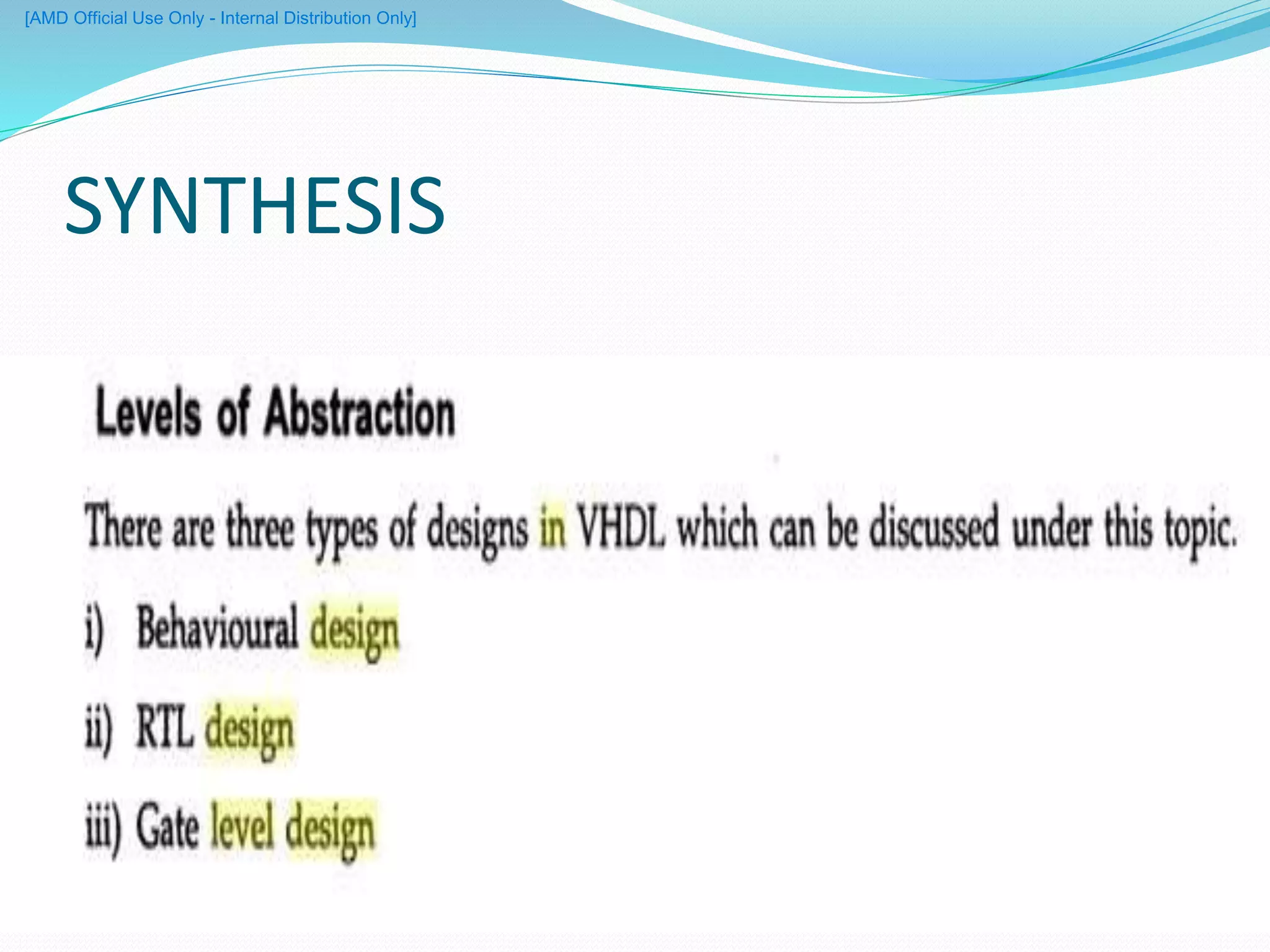 Vlsi Synthesis | PPTX