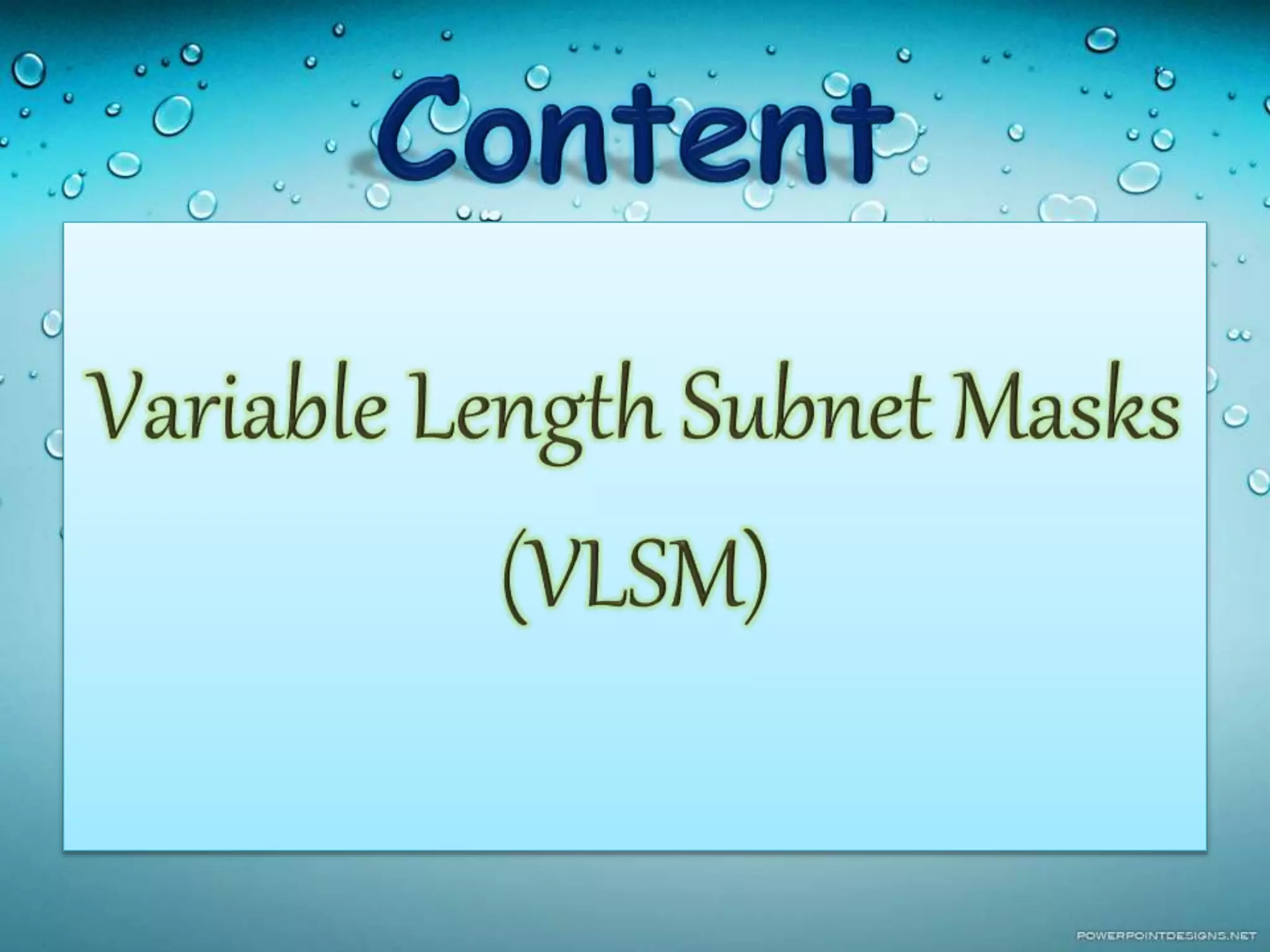 Vlsm js | PPT