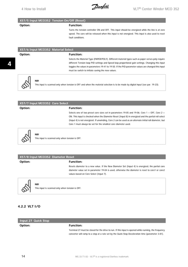 Vlt fc 300 operating instructions | PDF