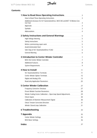 Vlt fc 300 operating instructions | PDF