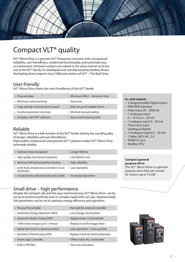 Vlt micro drive - Danfoss | PDF