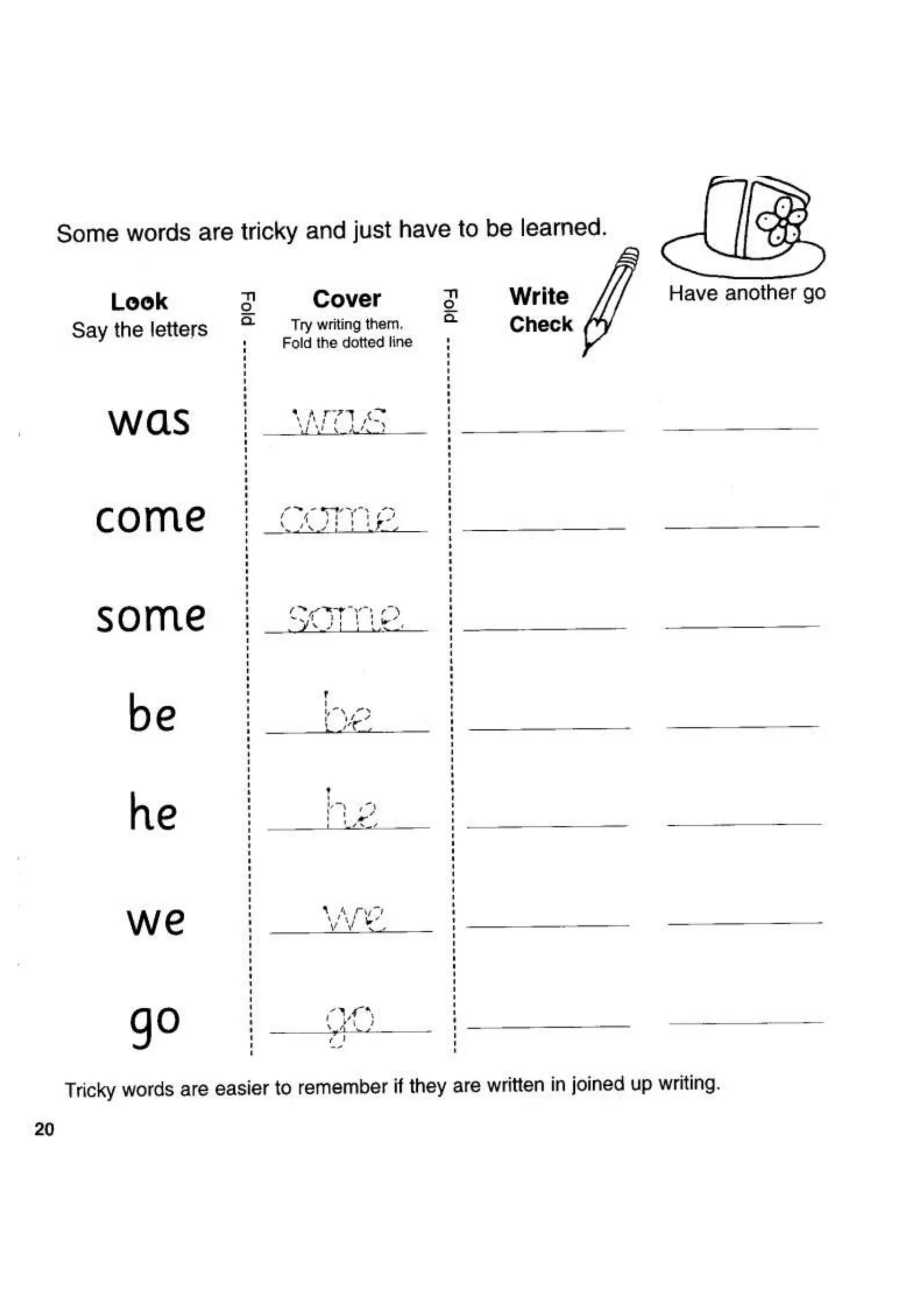 Low tech tricky words | DOCX | Technology & Computing