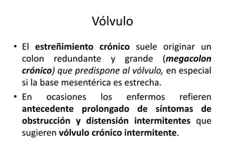 1.Vólvulo intestinal | PDF