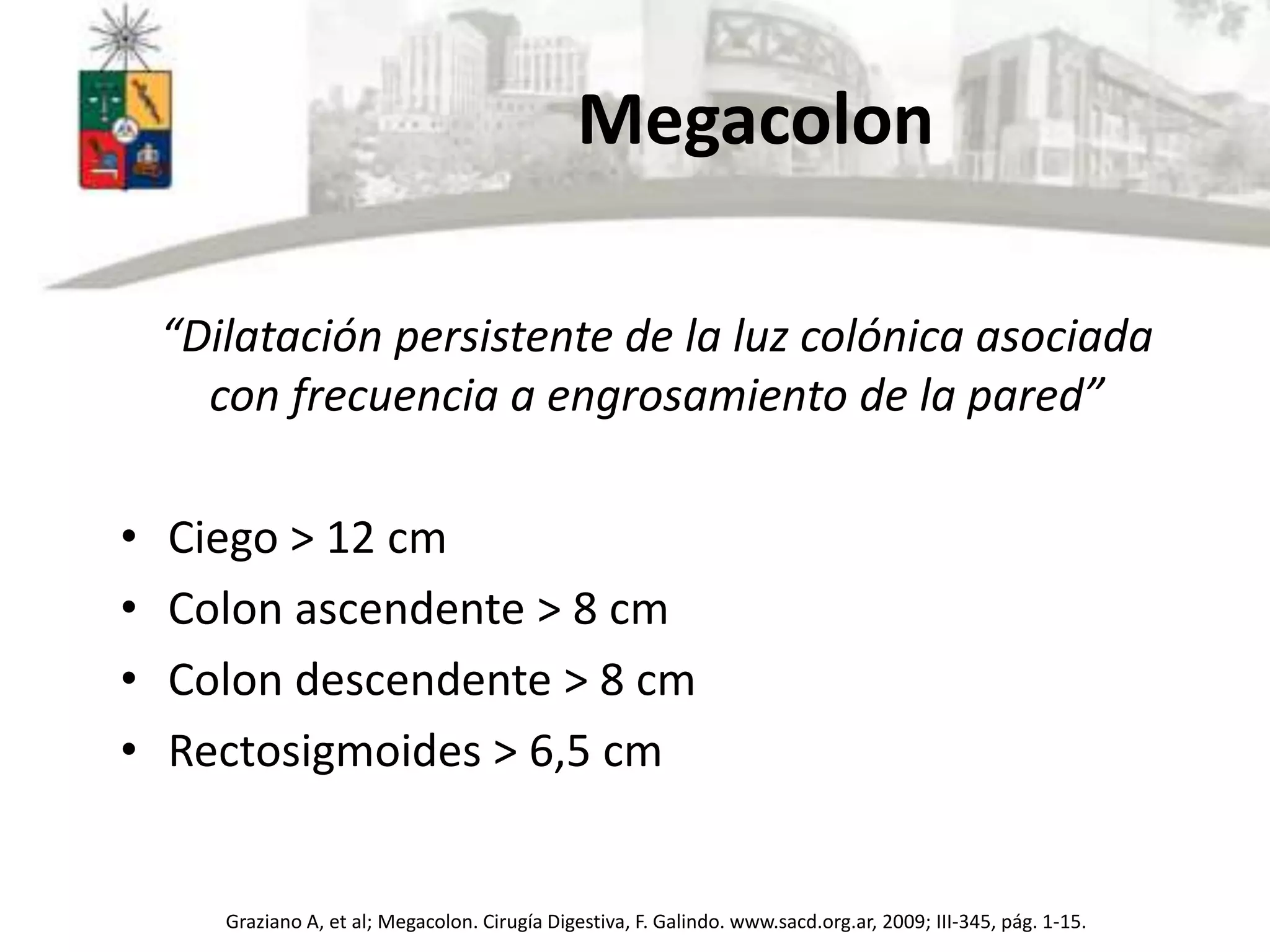 Vólvulo sigmoides y megacolon | PPTX
